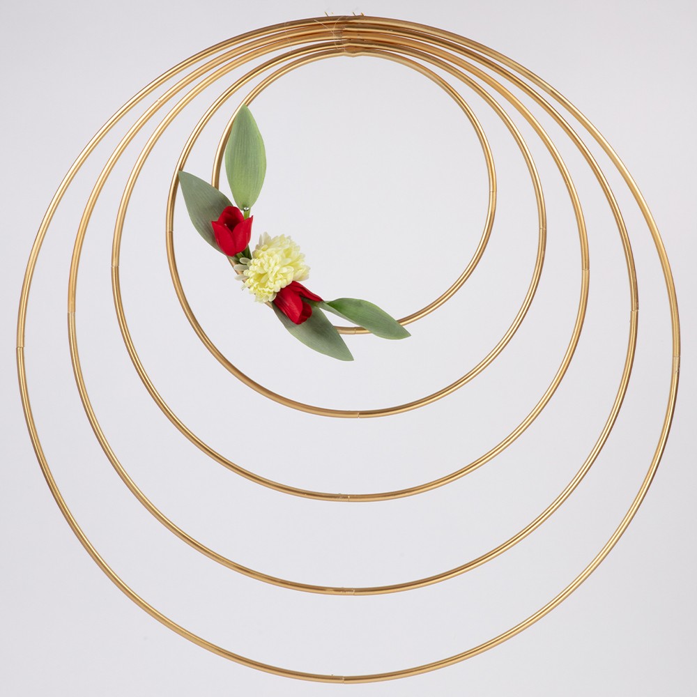 30" ALUMINUM HOOP/ GOLD – North American Wholesale Florist, Inc.