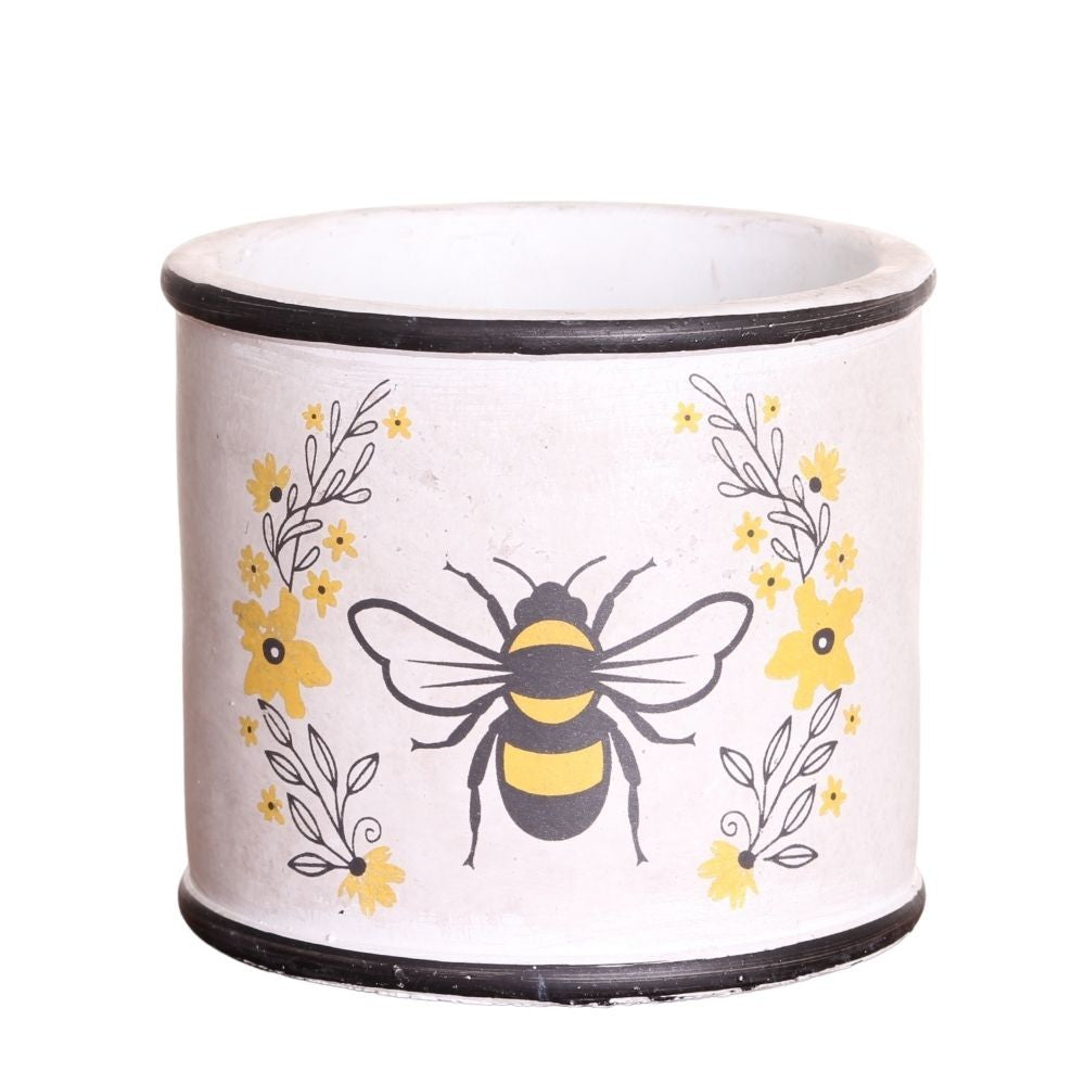 5.75"X5.25"CEMENT QUEEN BEE POT – North American Wholesale Florist, Inc.