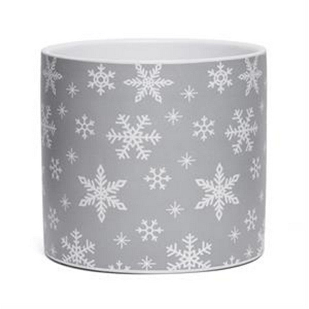 5.25"X4.75" SCATTERED SNOWFLAKE POT – North American Wholesale Florist ...