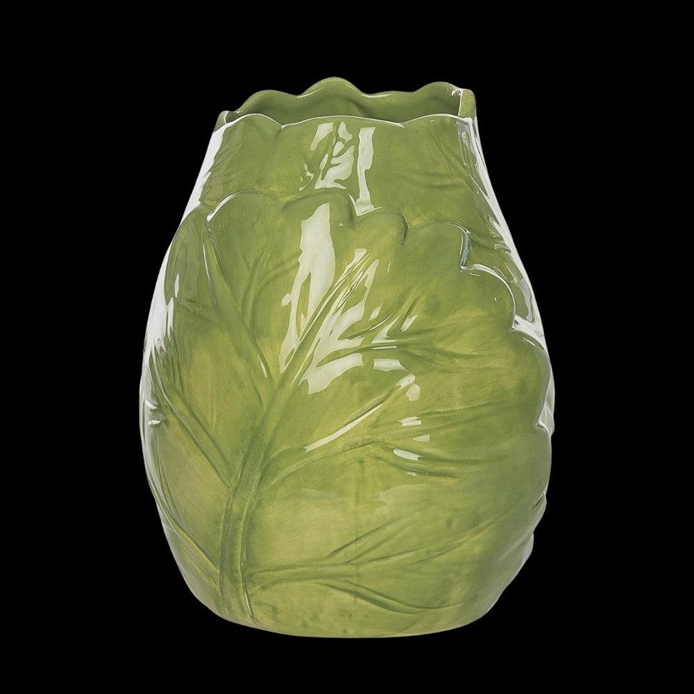 8" DOLOMITE CABBAGE VASE/ GREEN – North American Wholesale Florist, Inc.